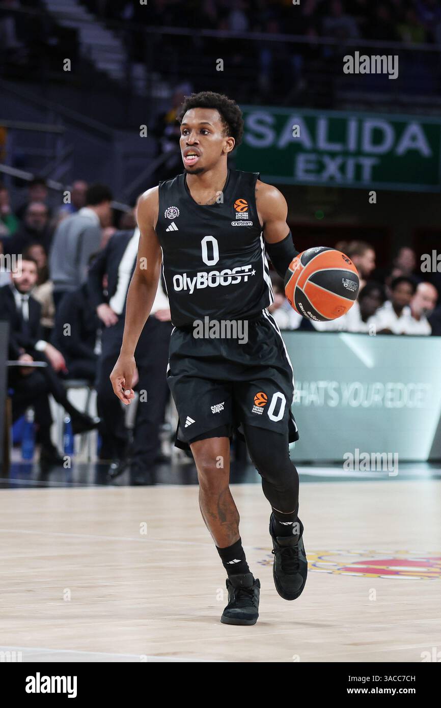 Tj Shorts of Paris during the Turkish Airlines EuroLeague basketball ...