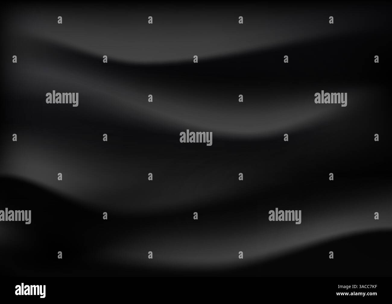 Dark Abstract Background With Soft Flowing Waves In Varying Black Shades Mysterious And Elegant