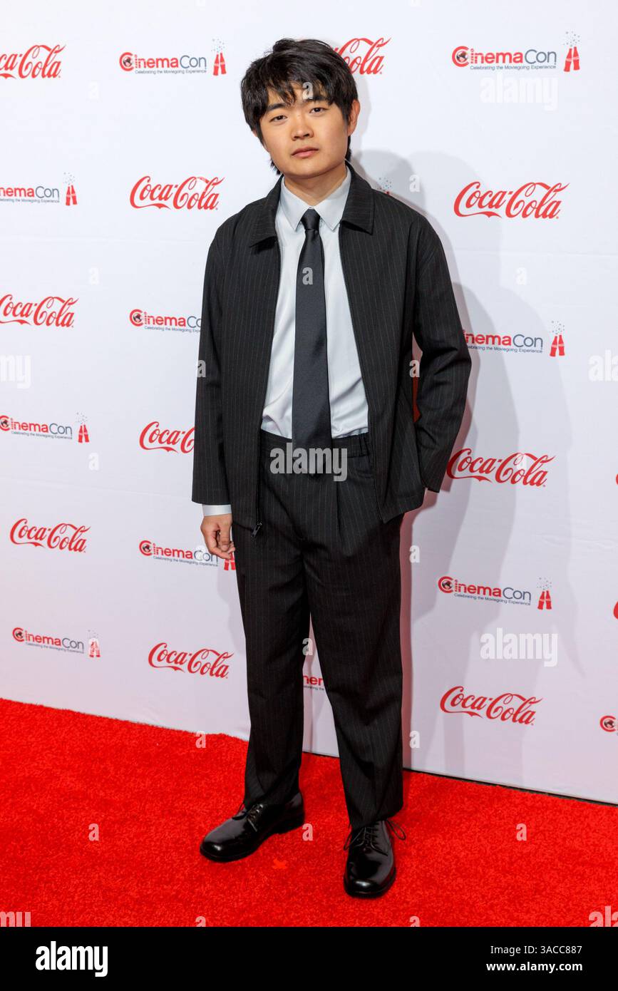 Las Vegas, USA. 03rd Apr, 2025. Ben Wang attends the CinemaCon Big ...