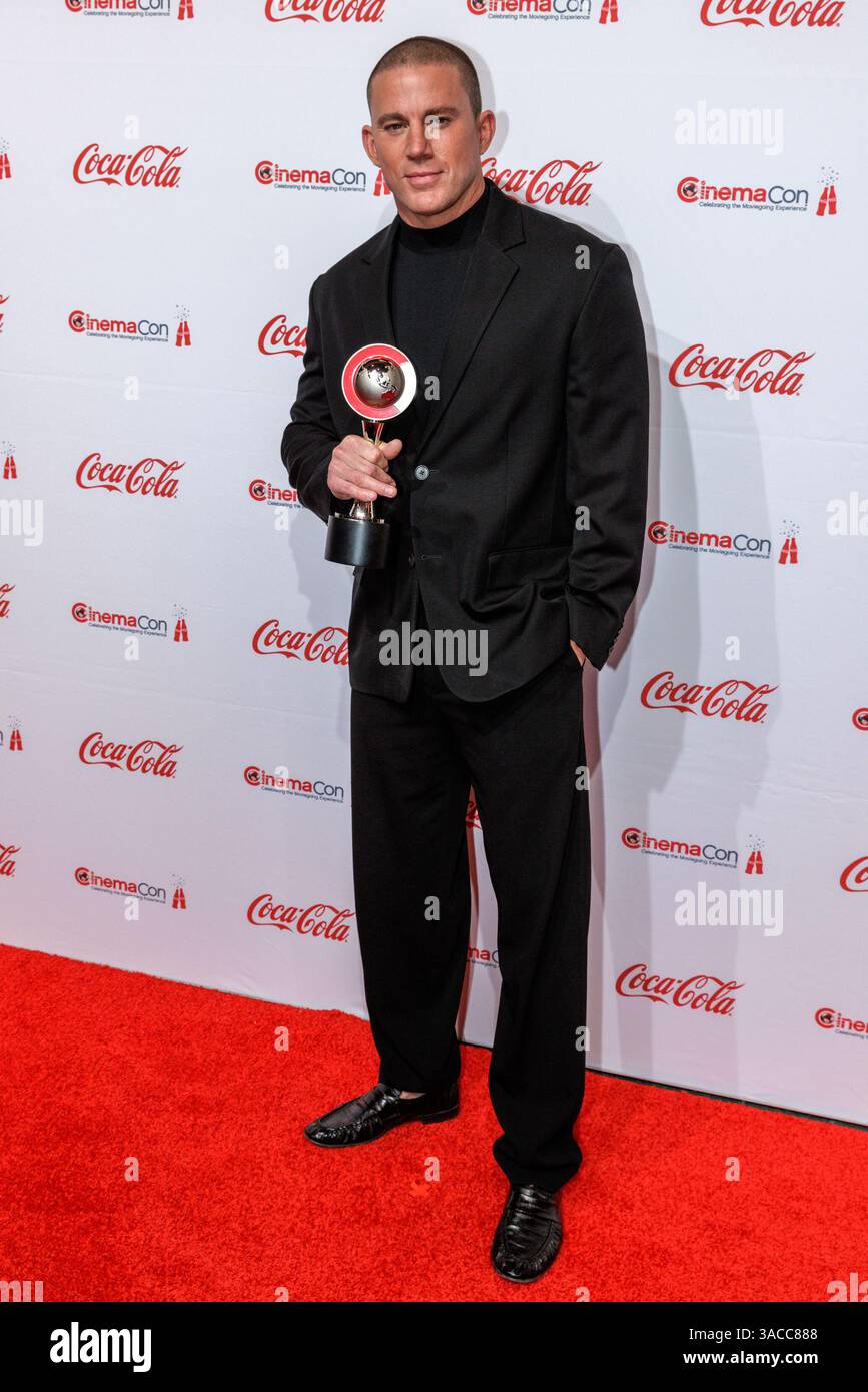 Las Vegas, USA. 03rd Apr, 2025. Channing Tatum attends the CinemaCon ...