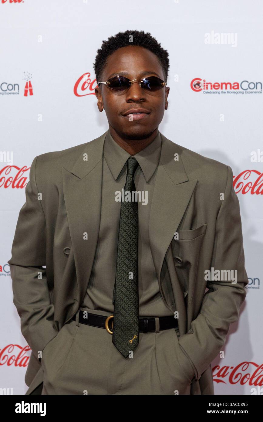 Las Vegas, USA. 03rd Apr, 2025. David Jonsson attends the CinemaCon Big ...