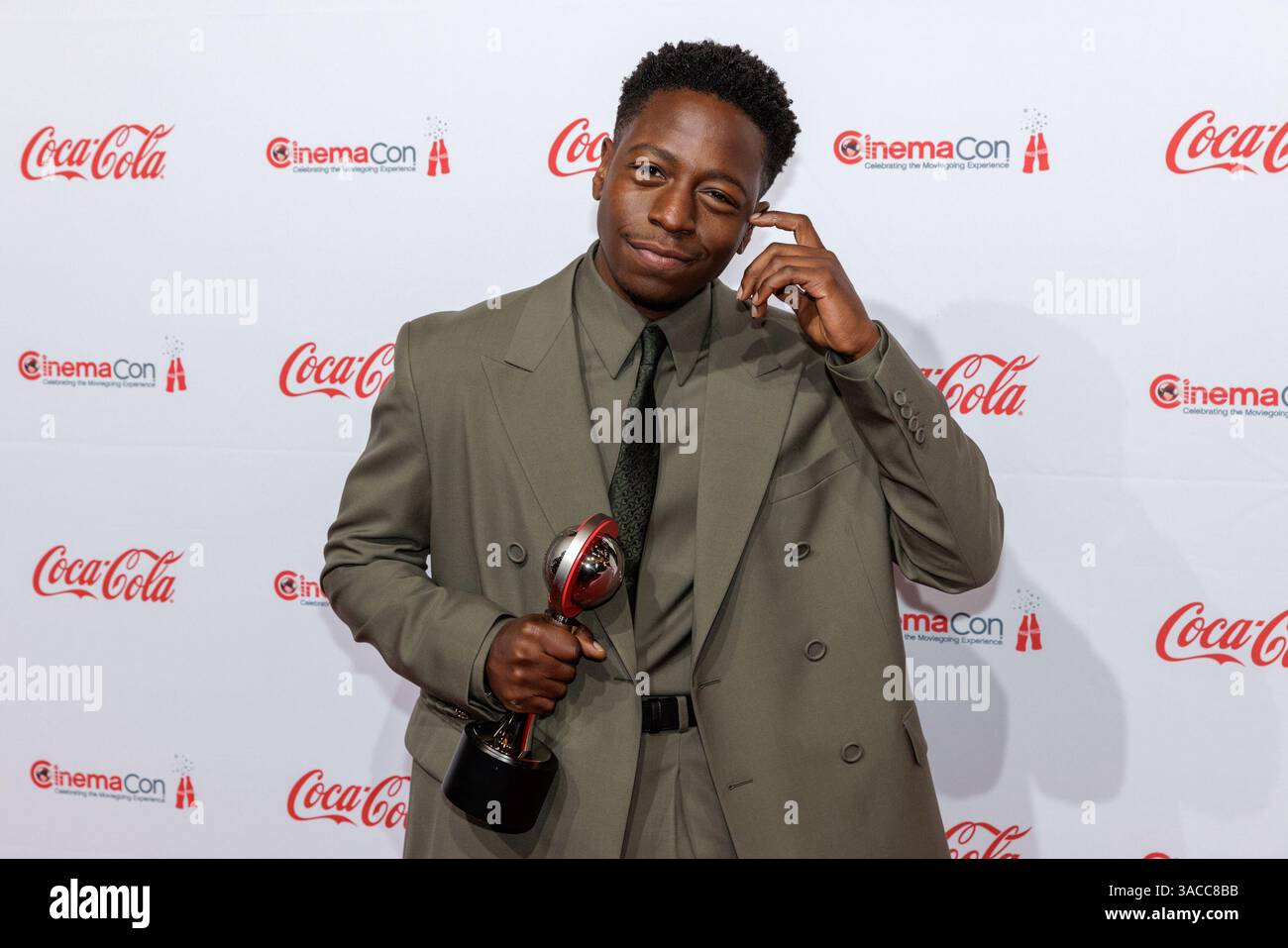Las Vegas, USA. 03rd Apr, 2025. David Jonsson attends the CinemaCon Big ...