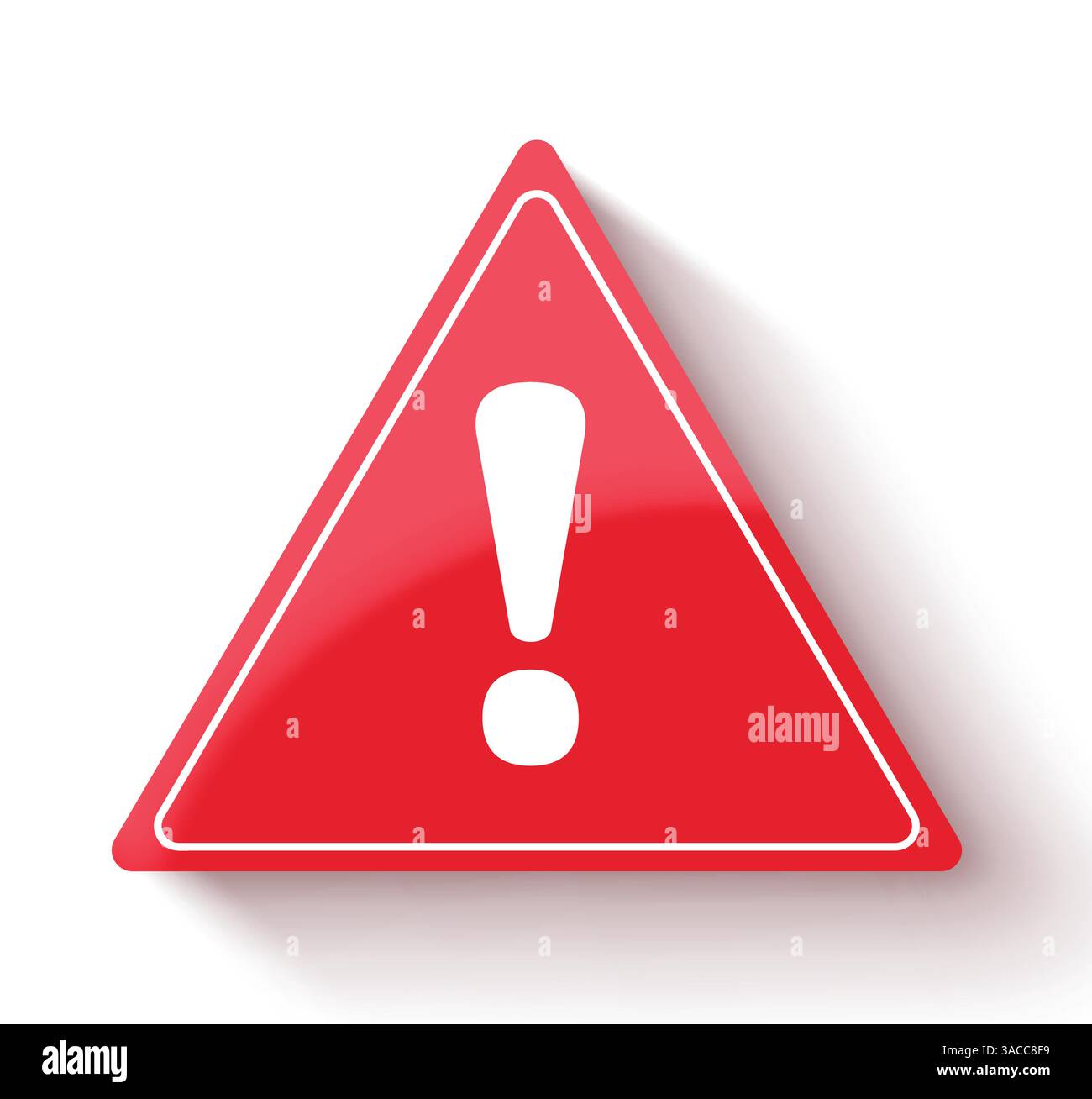 Warning danger sign icon clipart. Red triangle symbol clip art for ...