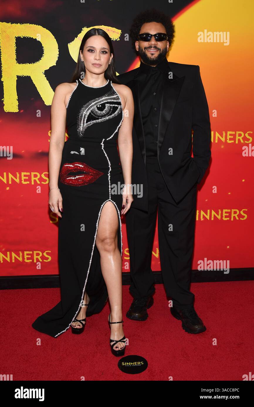 (L-R) Clarice Alves and Marcelo Vieira attend the Warner Bros. Pictures ...