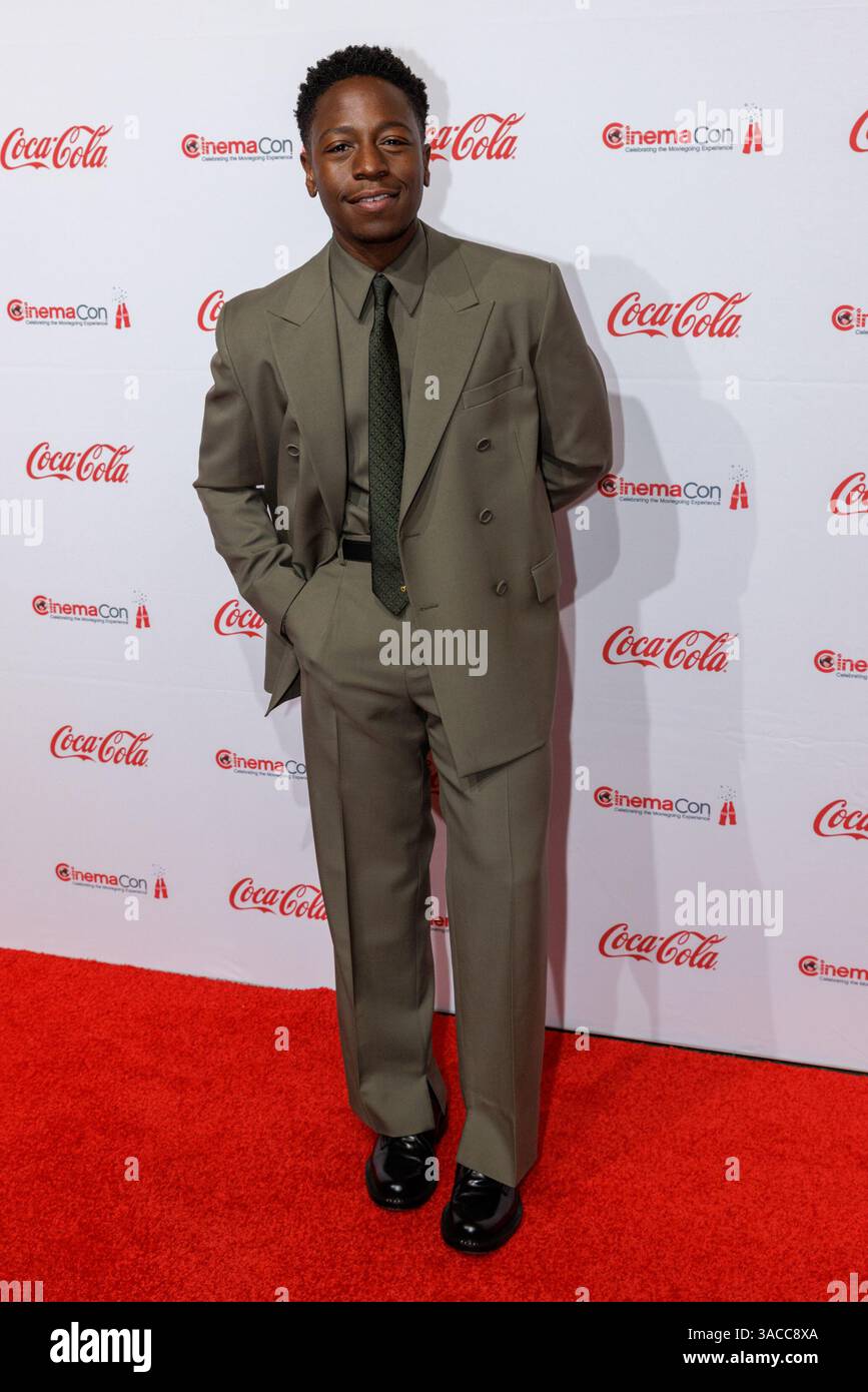 Las Vegas, USA. 03rd Apr, 2025. David Jonsson attends the CinemaCon Big ...
