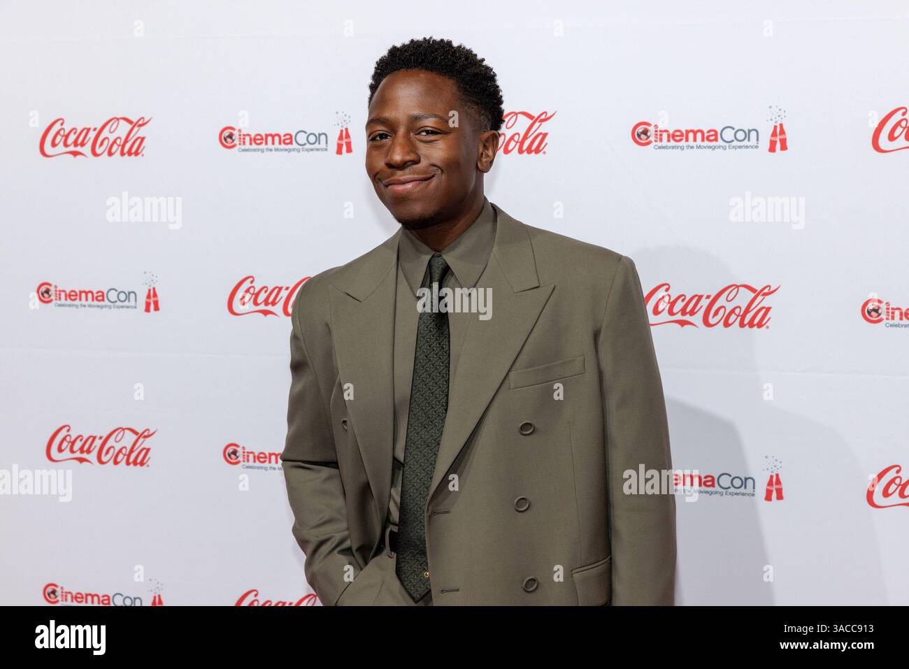 Las Vegas, USA. 03rd Apr, 2025. David Jonsson attends the CinemaCon Big ...