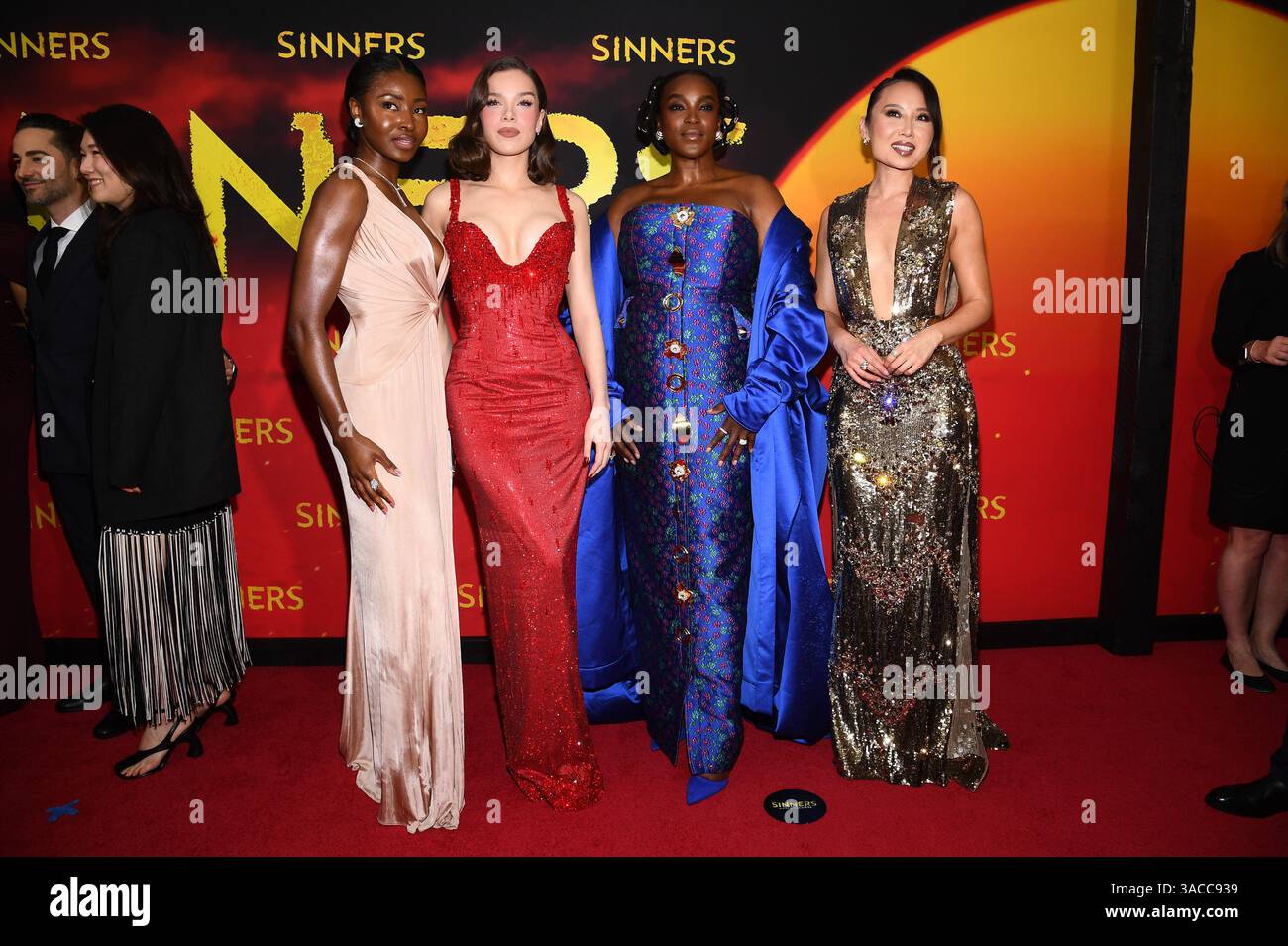 (L-R) Jayme Lawson, Hailee Steinfeld, Wunmi Mosaku and Li Jun Li attend ...