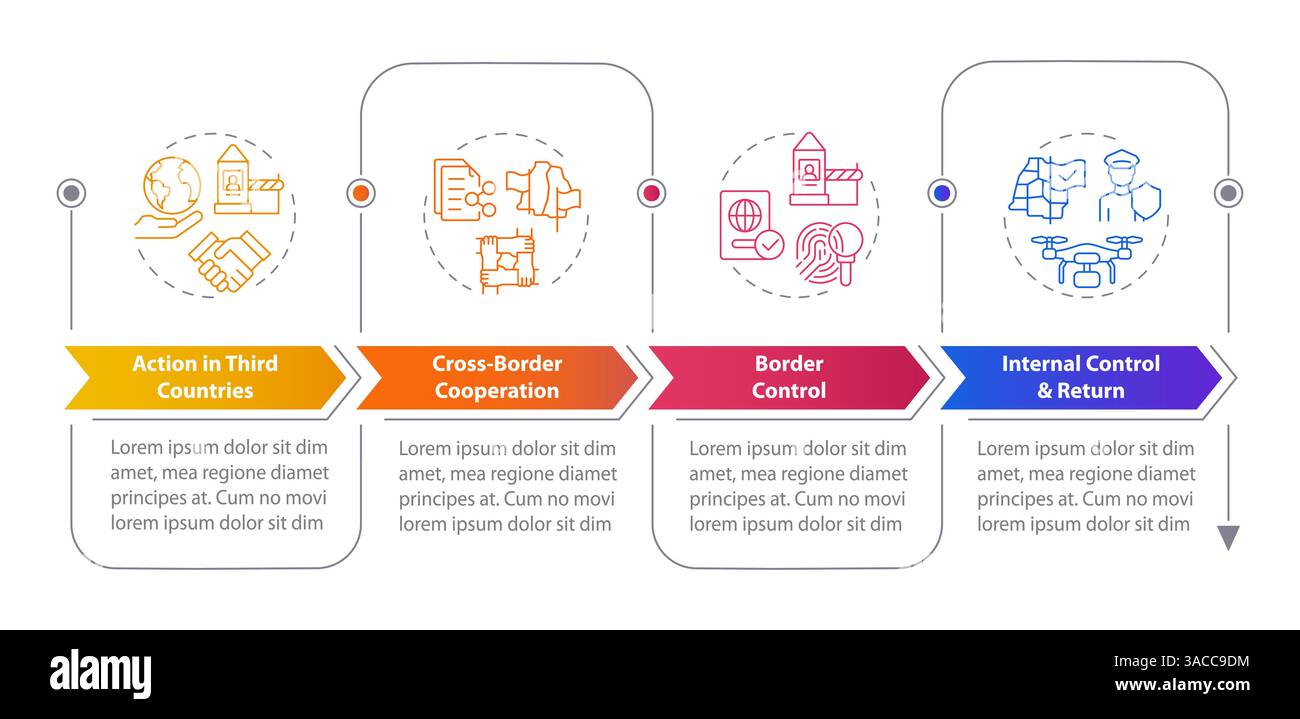 Four filter model rectangular infographics Stock Vector Image & Art - Alamy