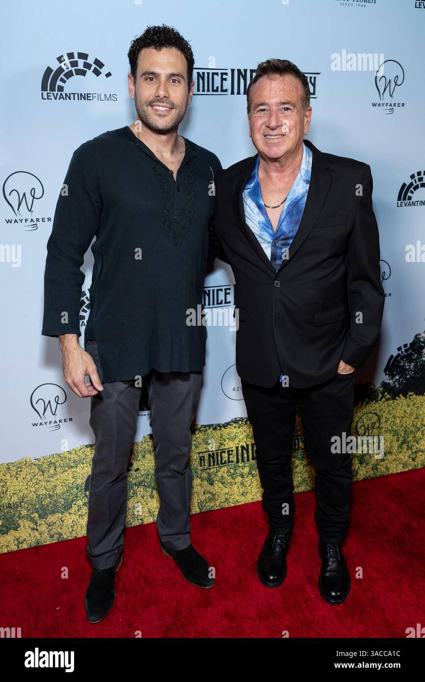 Los Angeles, USA. 03rd Apr, 2025. Gary Matthew and Stuart Krasnow attend the arrivals of the LA ...