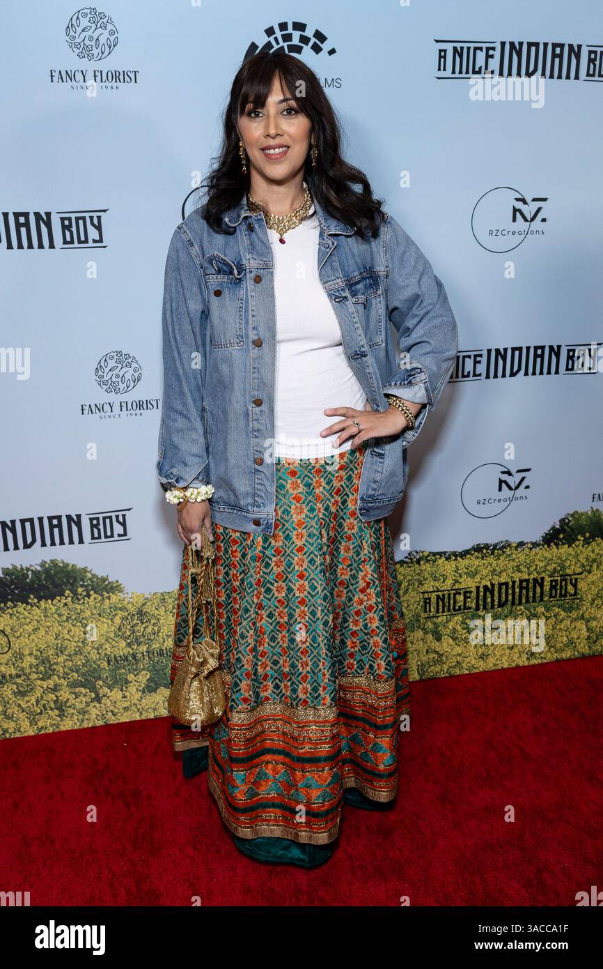 Smriti Mundhra attends the arrivals of the LA Special Screening of “A NICE INDIAN BOY” at the ...