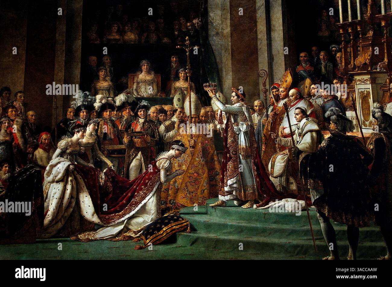 The Coronation - Consecration Emperor Napoleon Bonaparte and Josephine ...