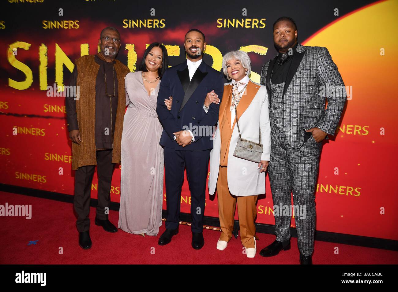 New York, USA. 03rd Apr, 2025. (L-R) Michael A. Jordan, Jamila Jordan ...