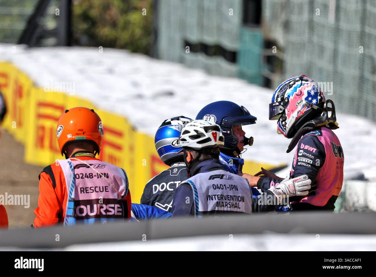 Suzuka, Japan. 04th Apr, 2025. Dr James Kempema (USA) FIA Doctor and ...