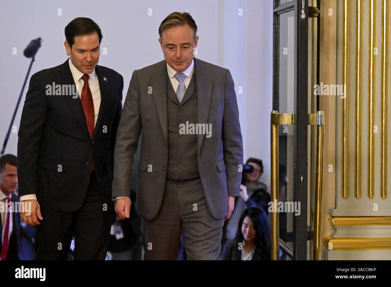 Brussels, Belgium. 04th Apr, 2025. US Secretary of State Marco Rubio ...