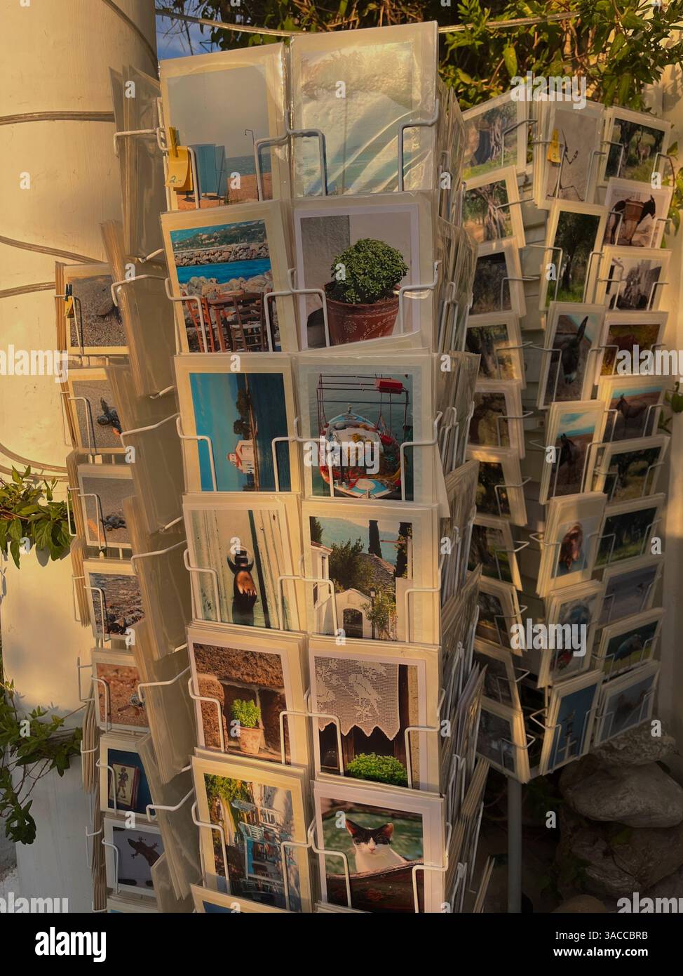 A beautifully postcard stand Stock Photo - Alamy