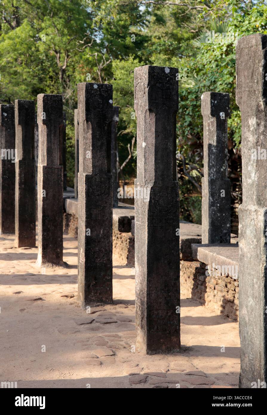 Sri Lanka. Polonnaruwa. The Council Chamber of King Parakramabahu the ...