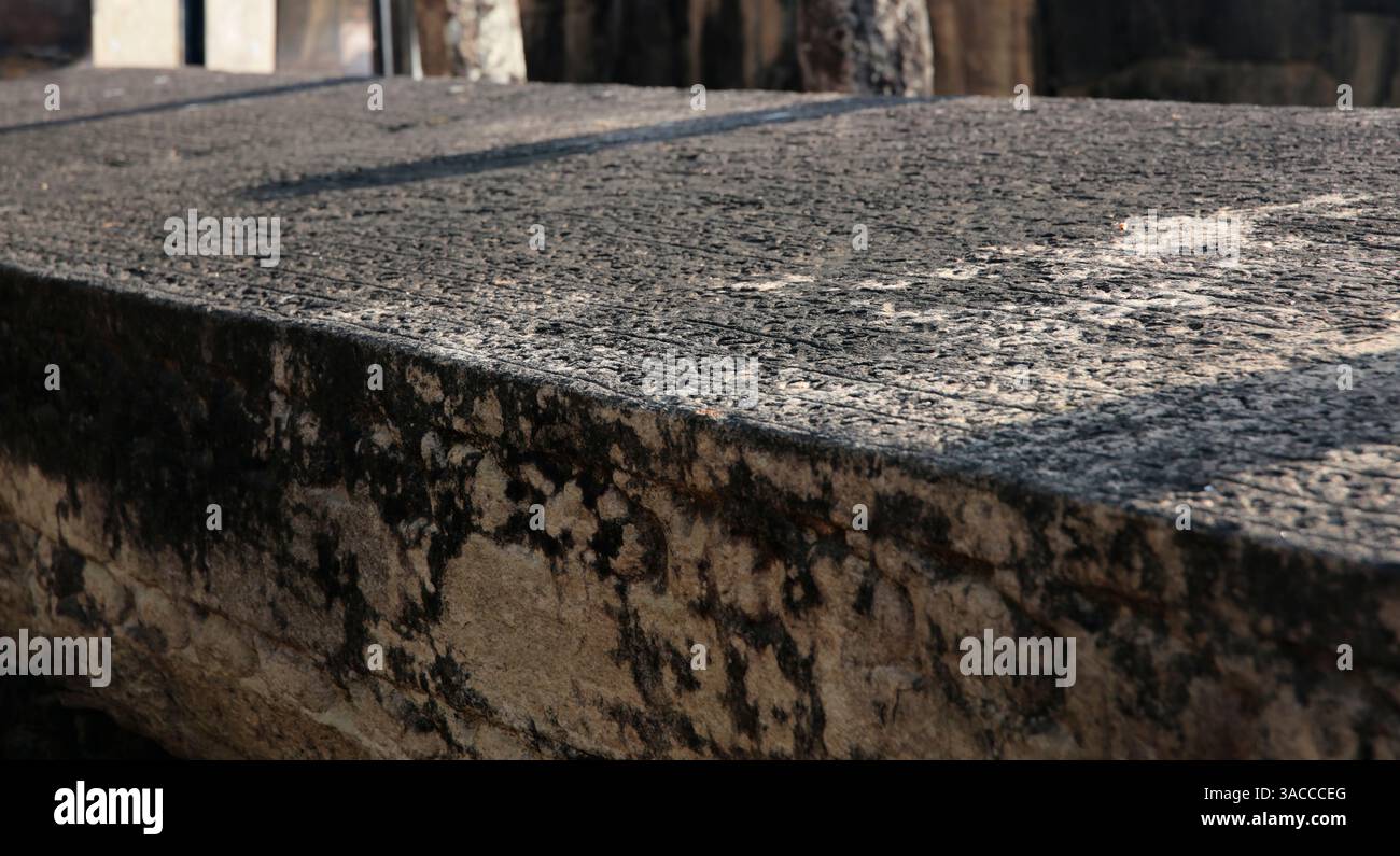Sri Lanka. Polonnaruwa. Inscription of the Gal Potha (Stone Book ...