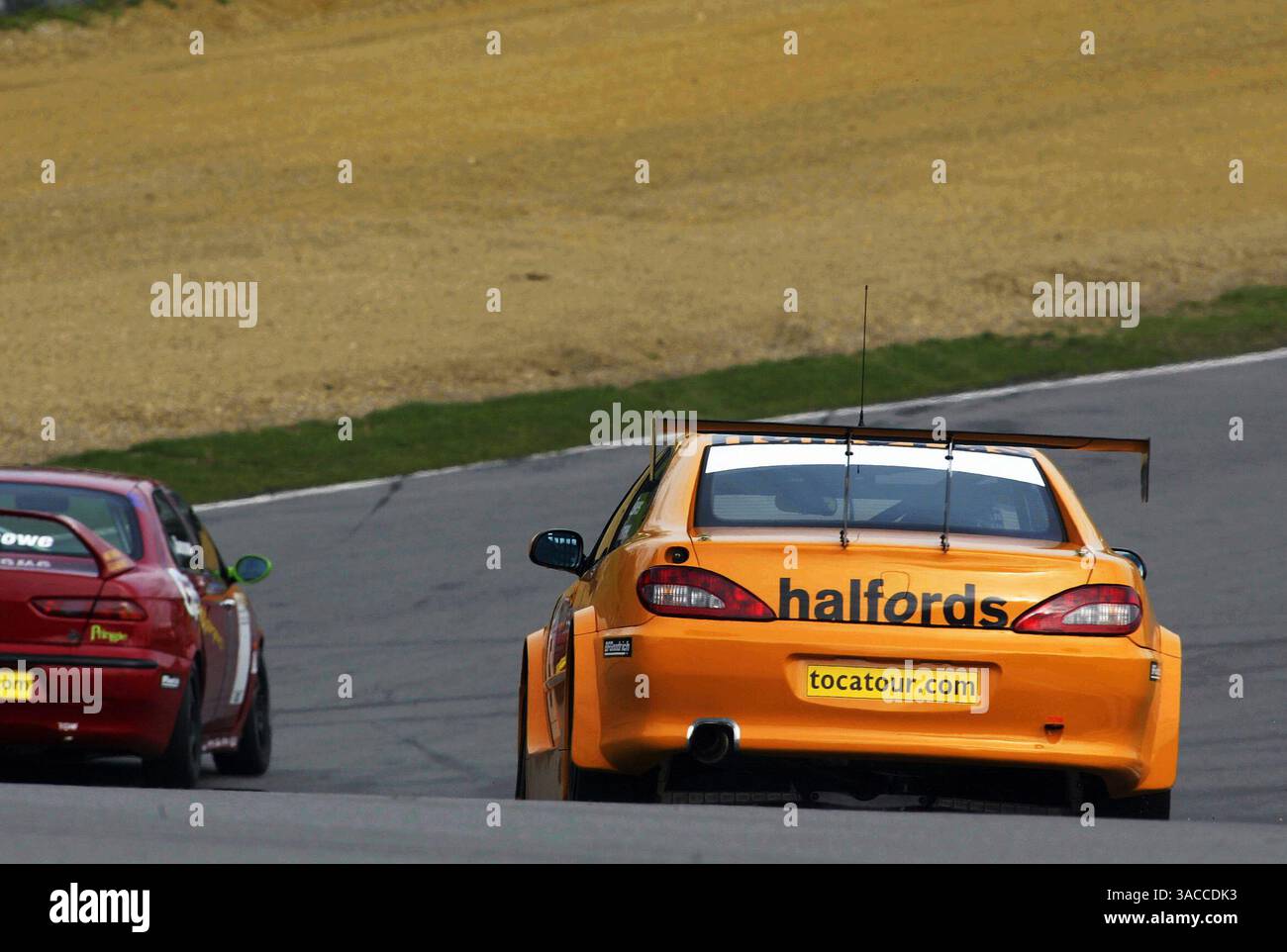 Dan Eaves (GBR) Team Halfords Peugeot 406 Coupe during testing..British ...