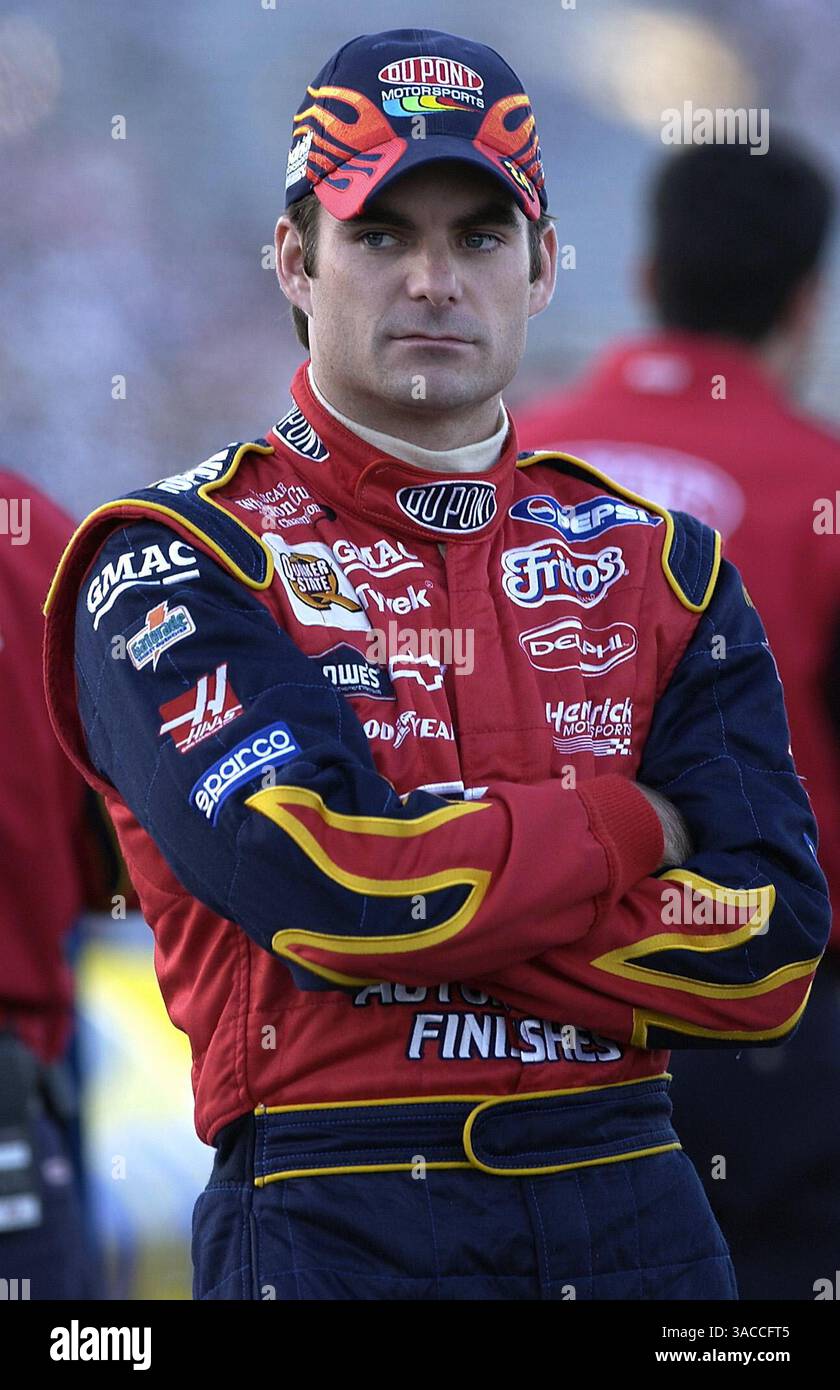 Jeff Gordon (USA) DuPont Chevrolet finished fifth..NASCAR Winston Cup Series, R12, Coca-Cola ...
