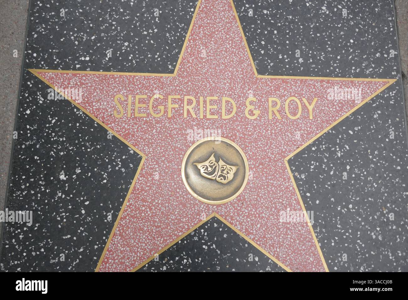 Hollywood, California, USA 3rd April 2025 Magicians Siegfried and Roy ...