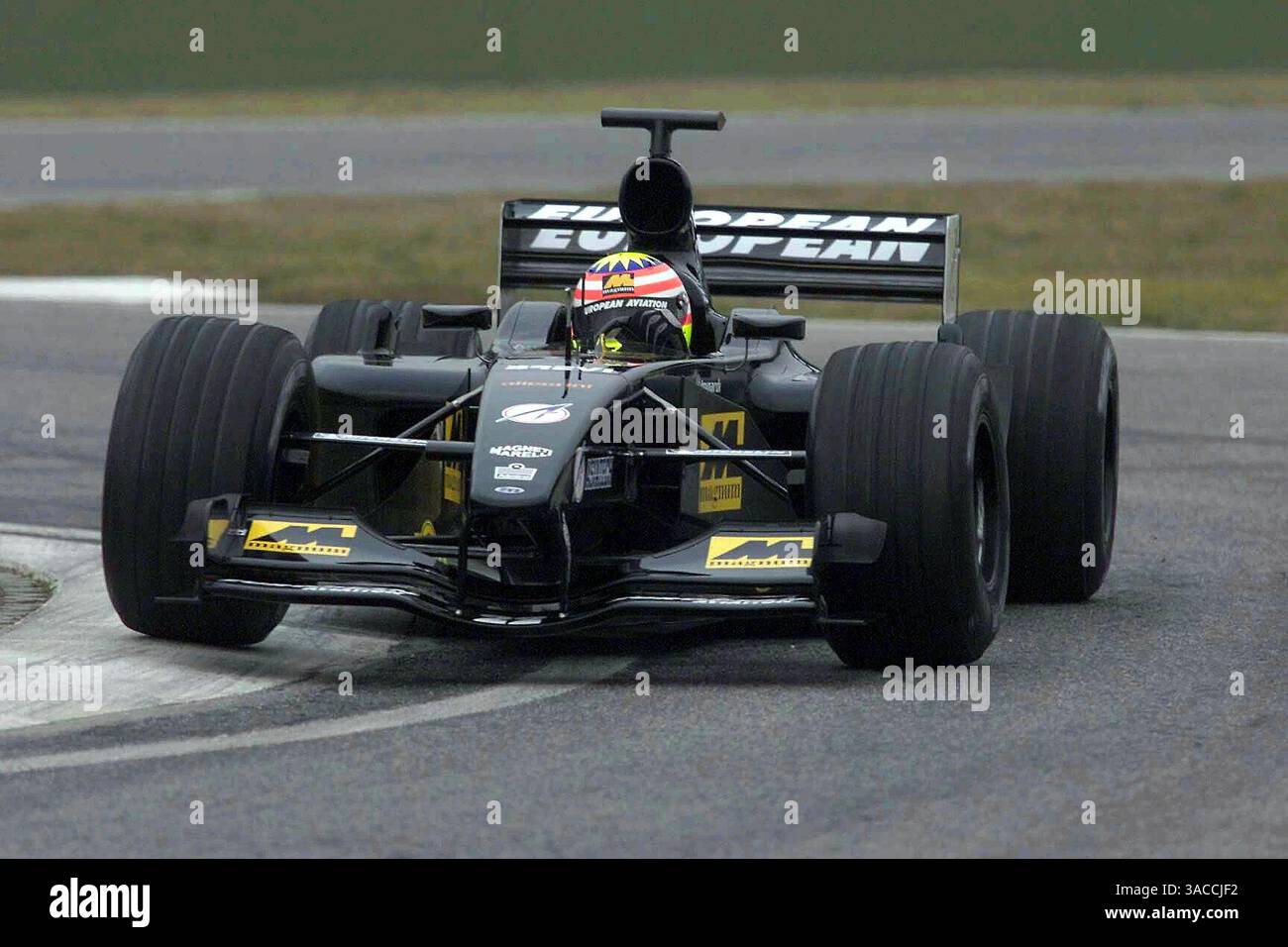 Alex Yoong (MAL) European Minardi PS02.Formula One Testing, Imola 1 ...