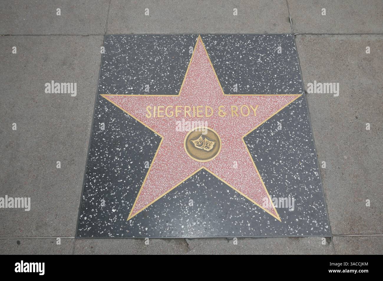Hollywood, California, USA 3rd April 2025 Magicians Siegfried and Roy ...