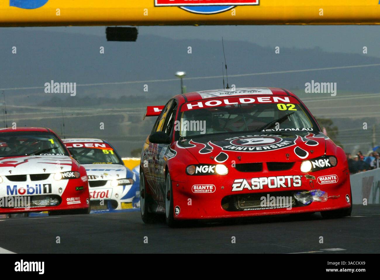 Todd Kelly (AUS) with Nathan Pretty (AUS) in the Young Lions HRT Holden ...