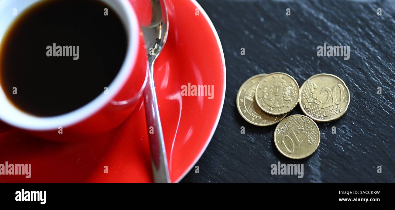 THEME PICTURE - Illustration on the topic Tipping/Money/Remuneration ...