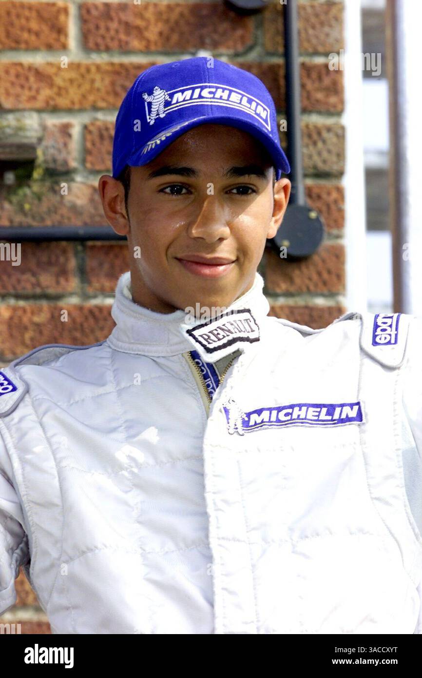 2nd placed Lewis Hamilton (GBR) Manor..British Formula Renault ...