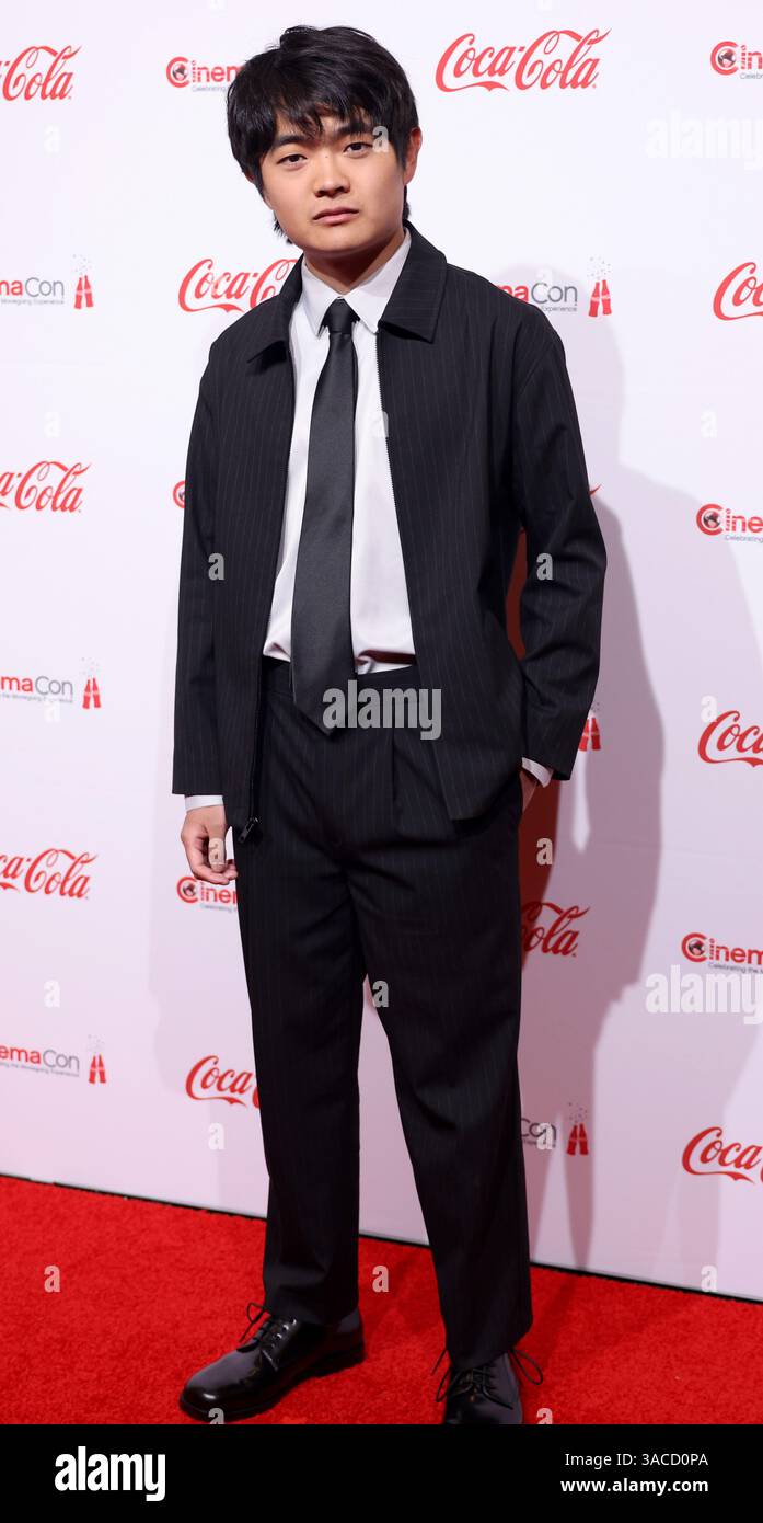 Las Vegas, Nevada, USA. 4th Apr, 2025. BEN WANG on the red carpet of ...