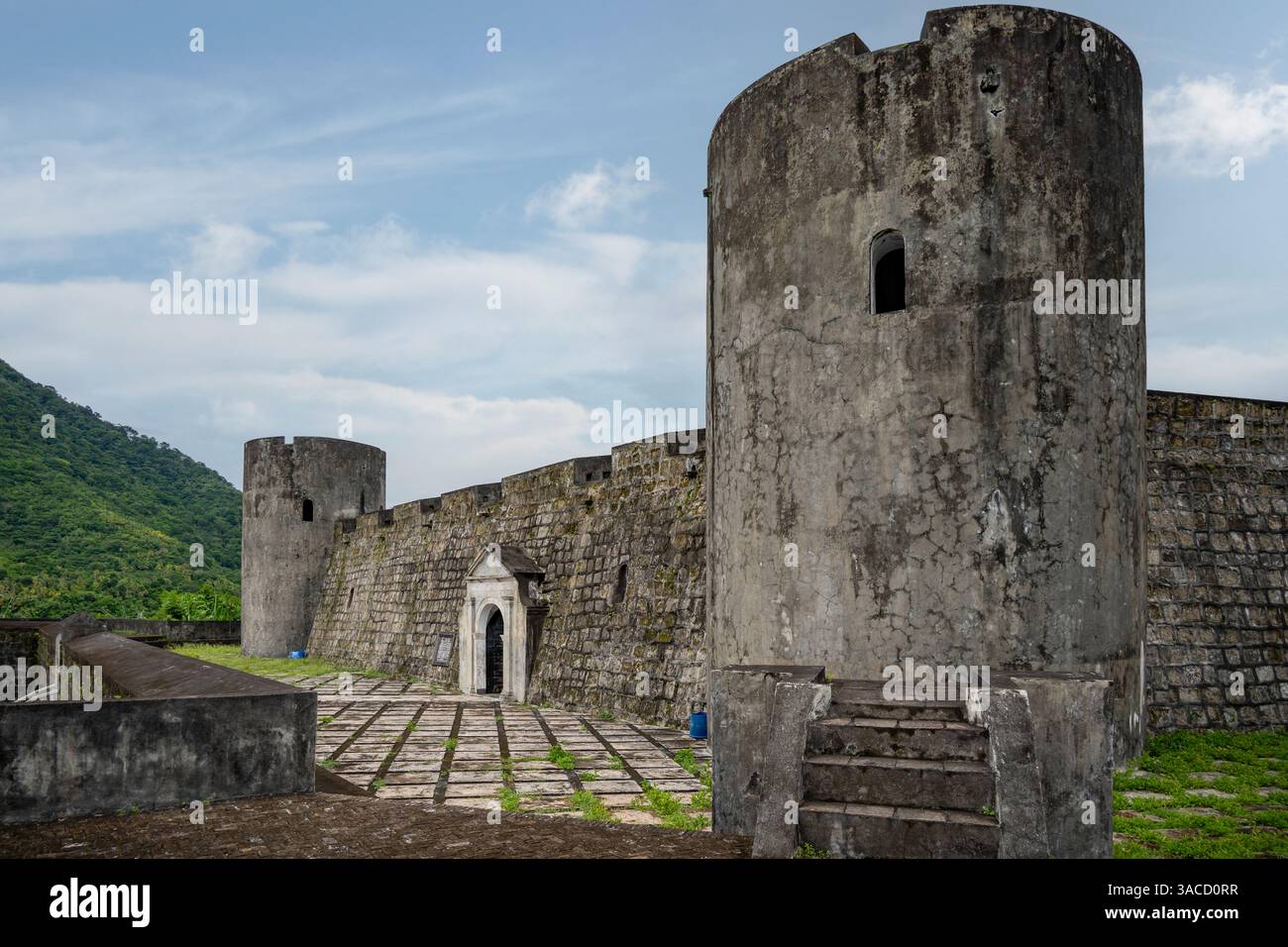 Belgica Fort, Banda Neira, Spice Islands, Indonesia Stock Photo - Alamy