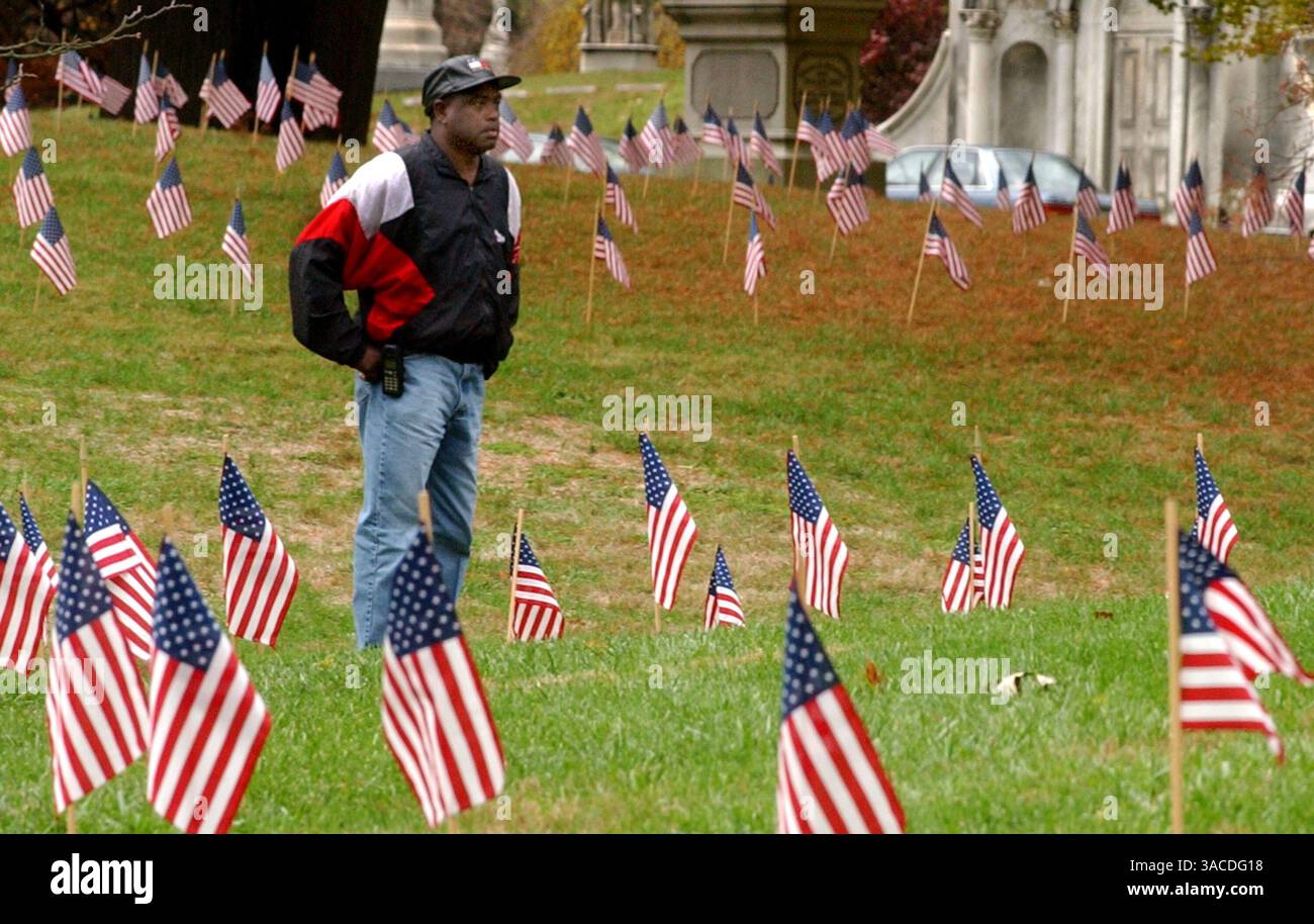 Nov 10, 2002 - Cincinnati, Ohio, USA - A visitor looks over some of the ...