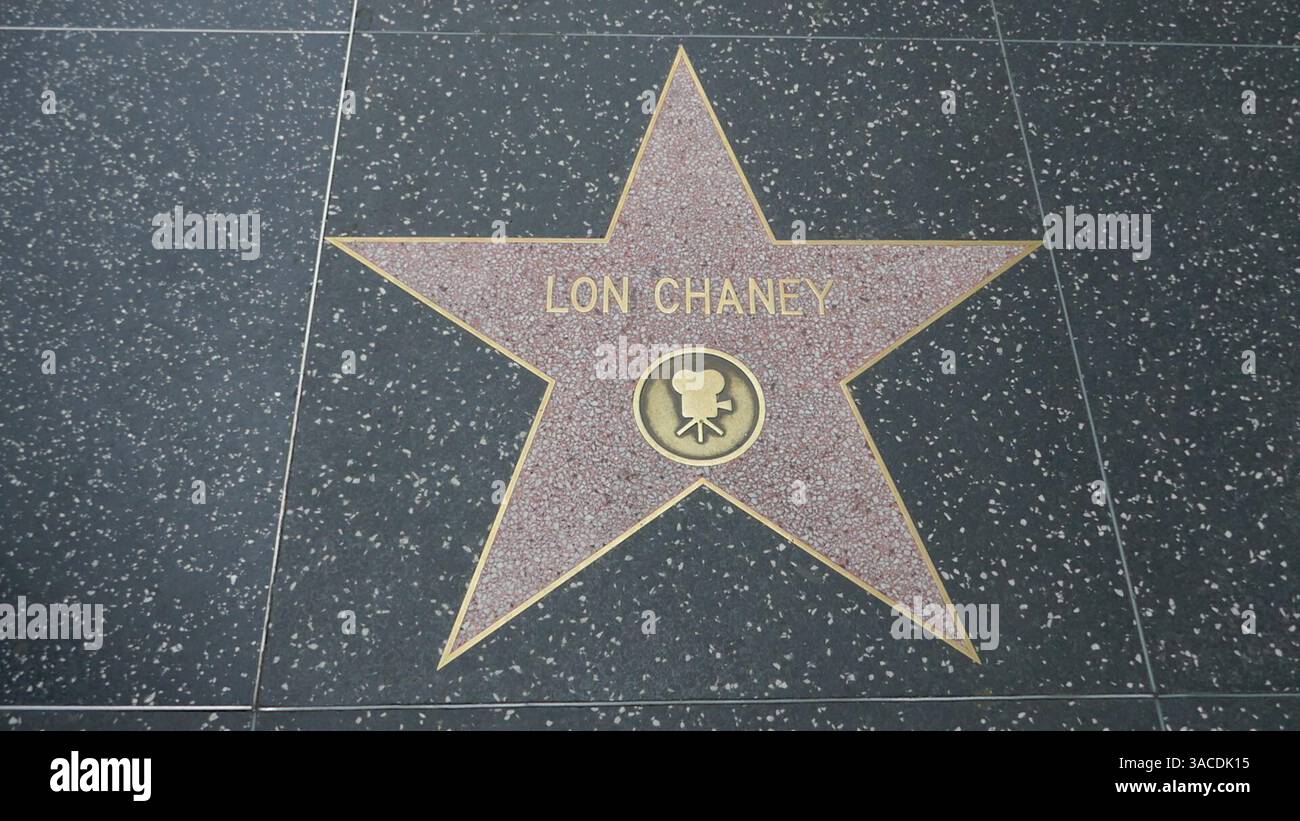 Hollywood, California, USA 3rd April 2025 Actor Lon Chaney Hollywood ...