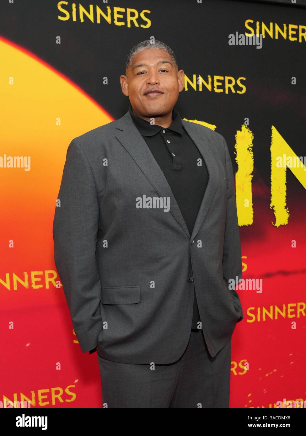 New York, United States. 03rd Apr, 2025. Omar Benson Miller attends the ...