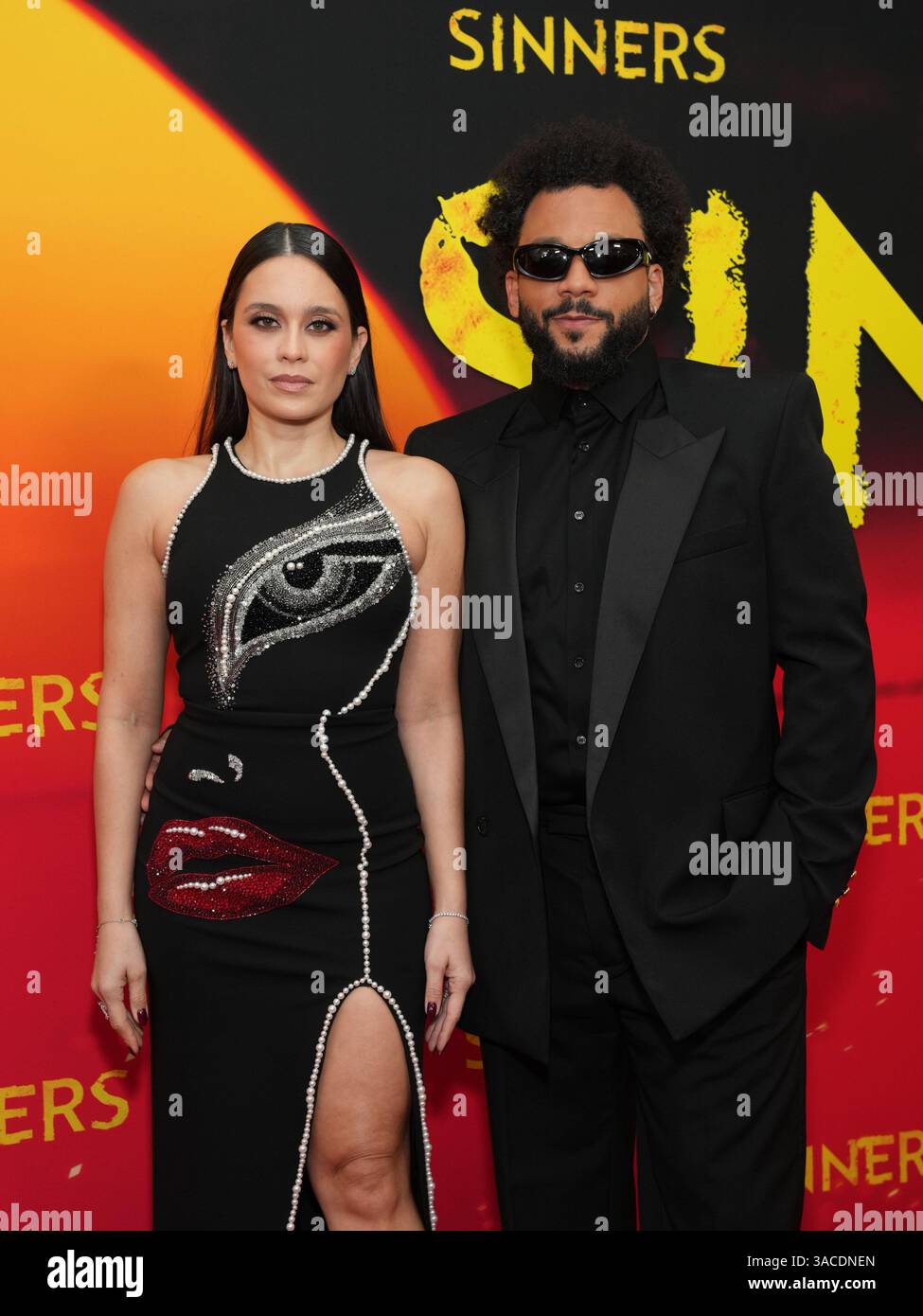 New York, United States. 03rd Apr, 2025. Clarice Alves and Marcelo ...