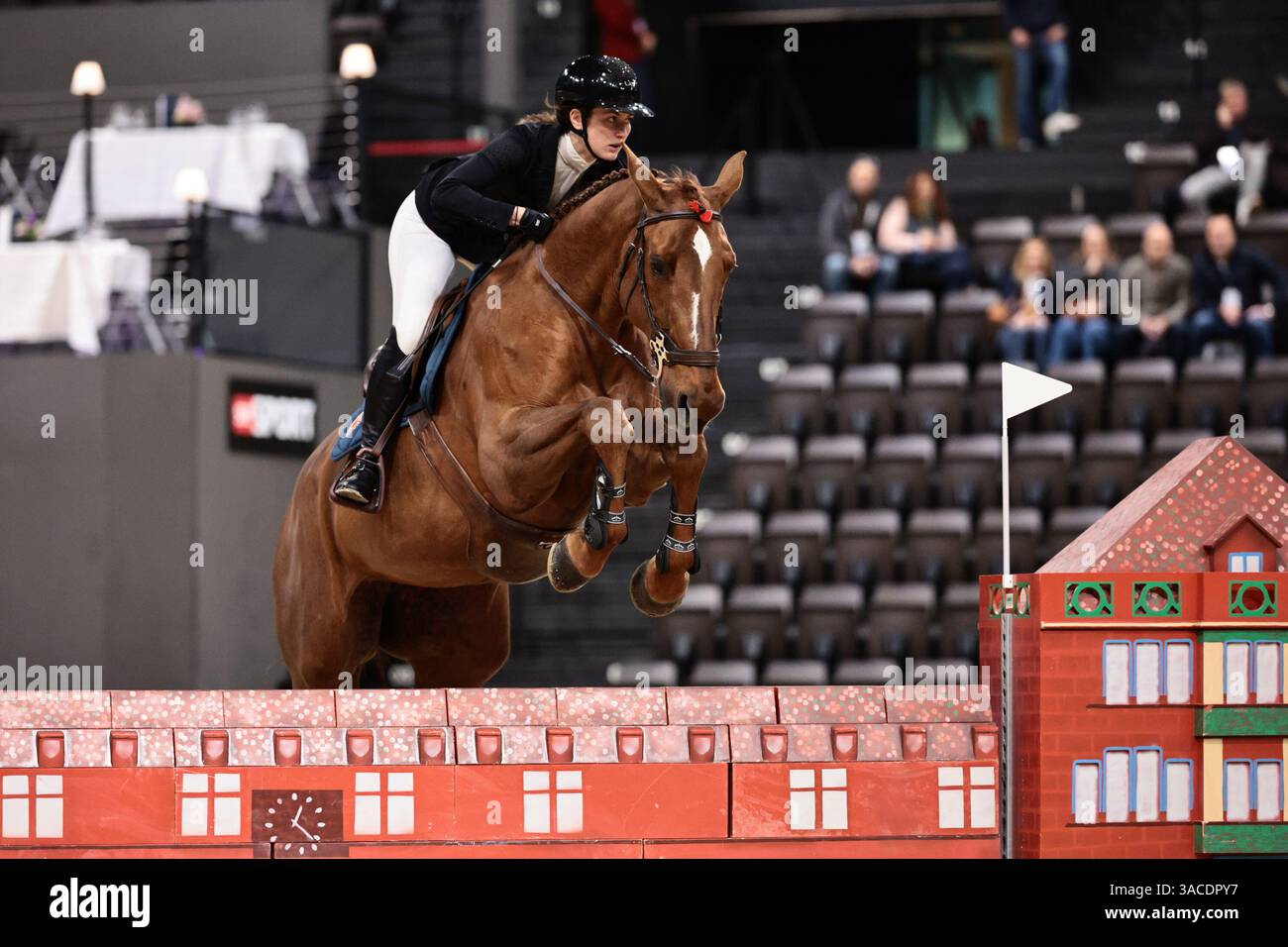 Emma Bodier of France with Elina de Grandry during the Prize of Swiss ...