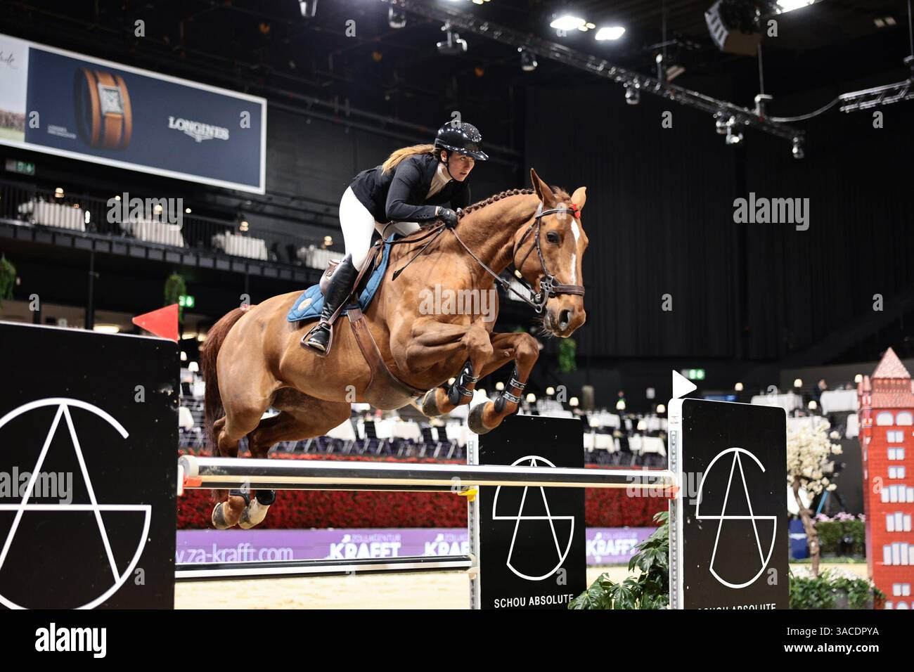 Emma Bodier of France with Elina de Grandry during the Prize of Swiss ...