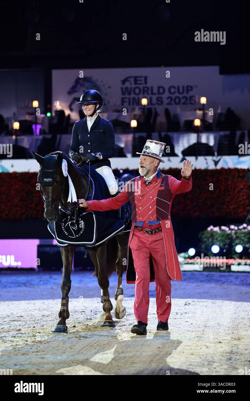 Louna Garo of France with Gambas de l'Ocean during the prize giving ceremony of the Prize of ...