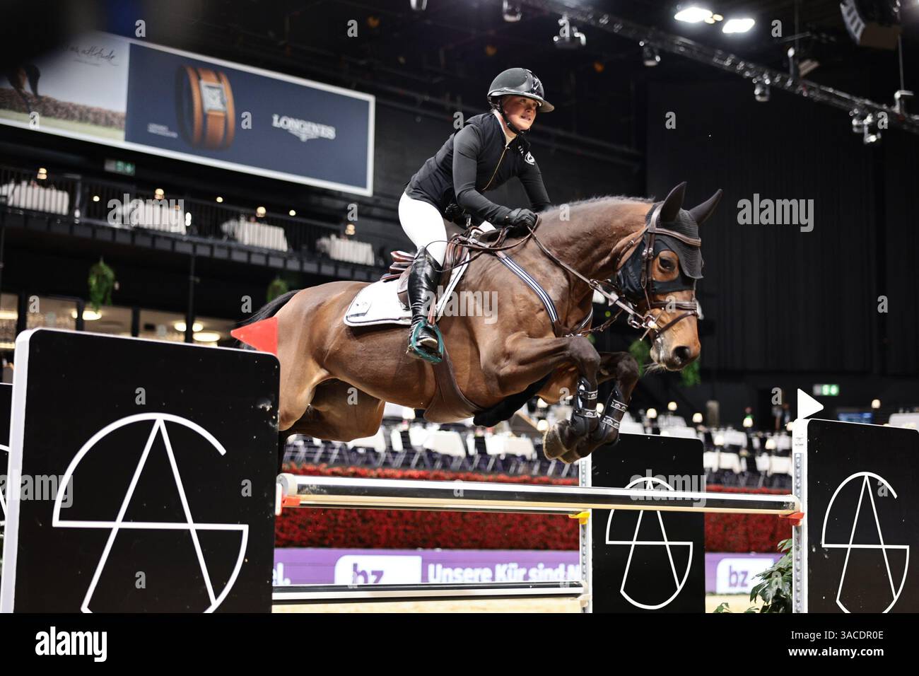 Julie Carlberg of Sweden with Mila-Sue PS during the Prize of Swiss ...