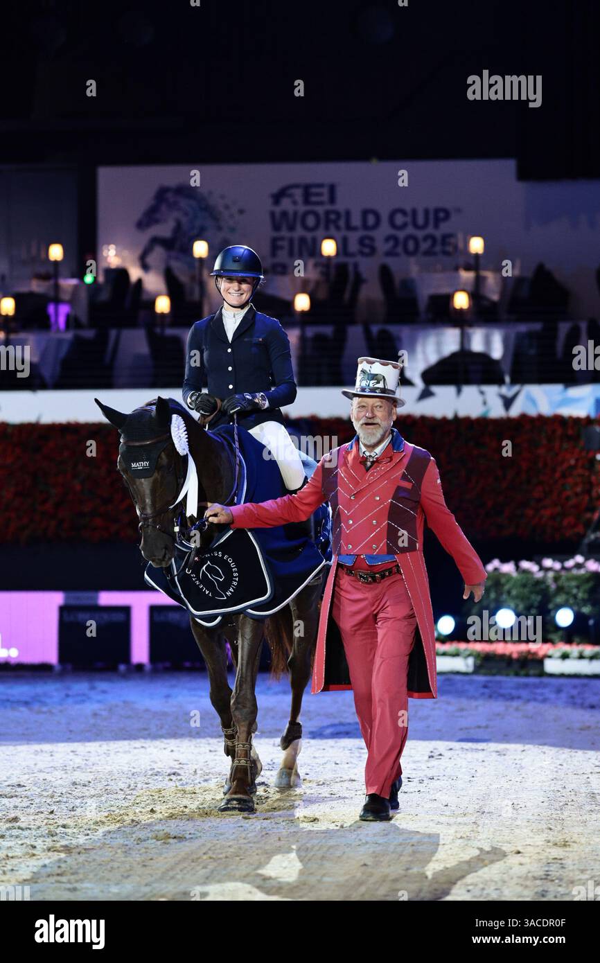 Louna Garo of France with Gambas de l'Ocean during the prize giving ceremony of the Prize of ...