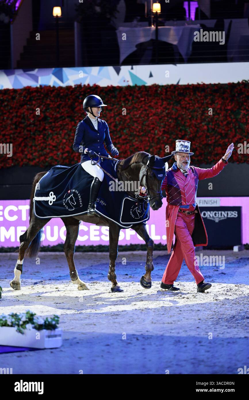 Louna Garo of France with Gambas de l'Ocean during the prize giving ceremony of the Prize of ...