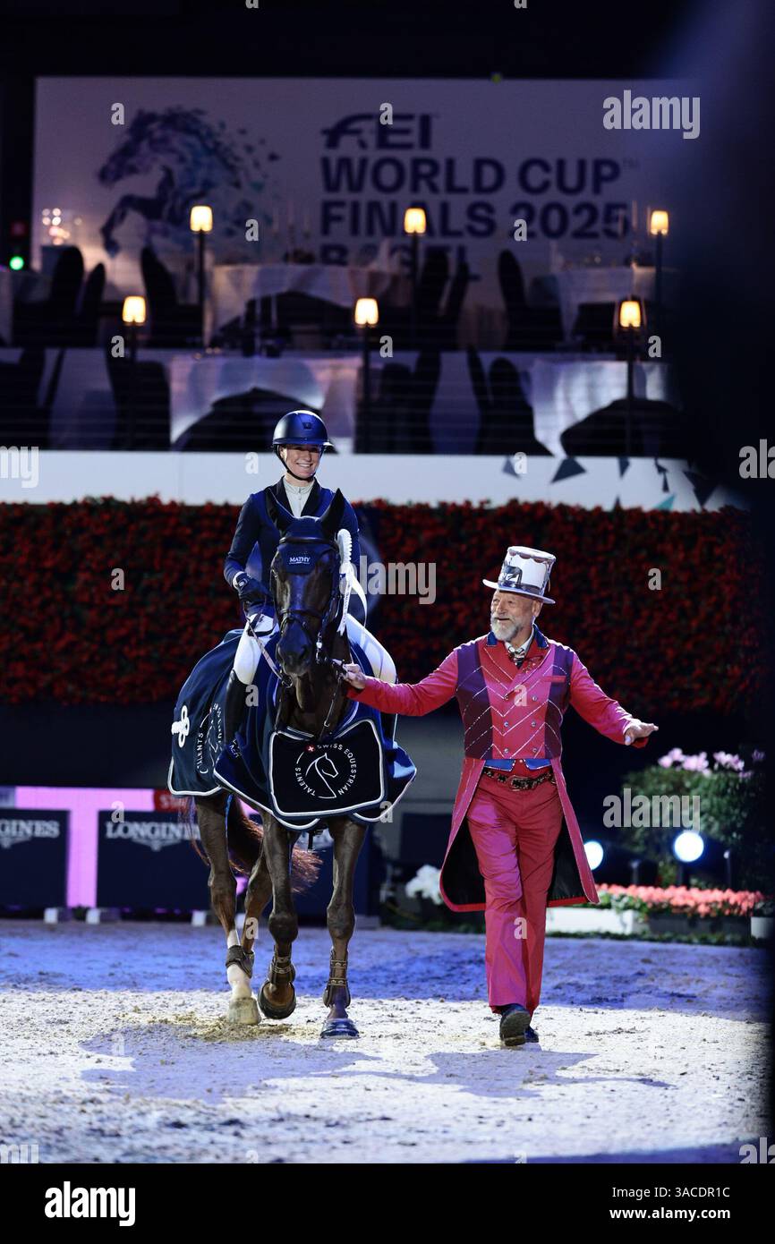 Louna Garo of France with Gambas de l'Ocean during the prize giving ceremony of the Prize of ...