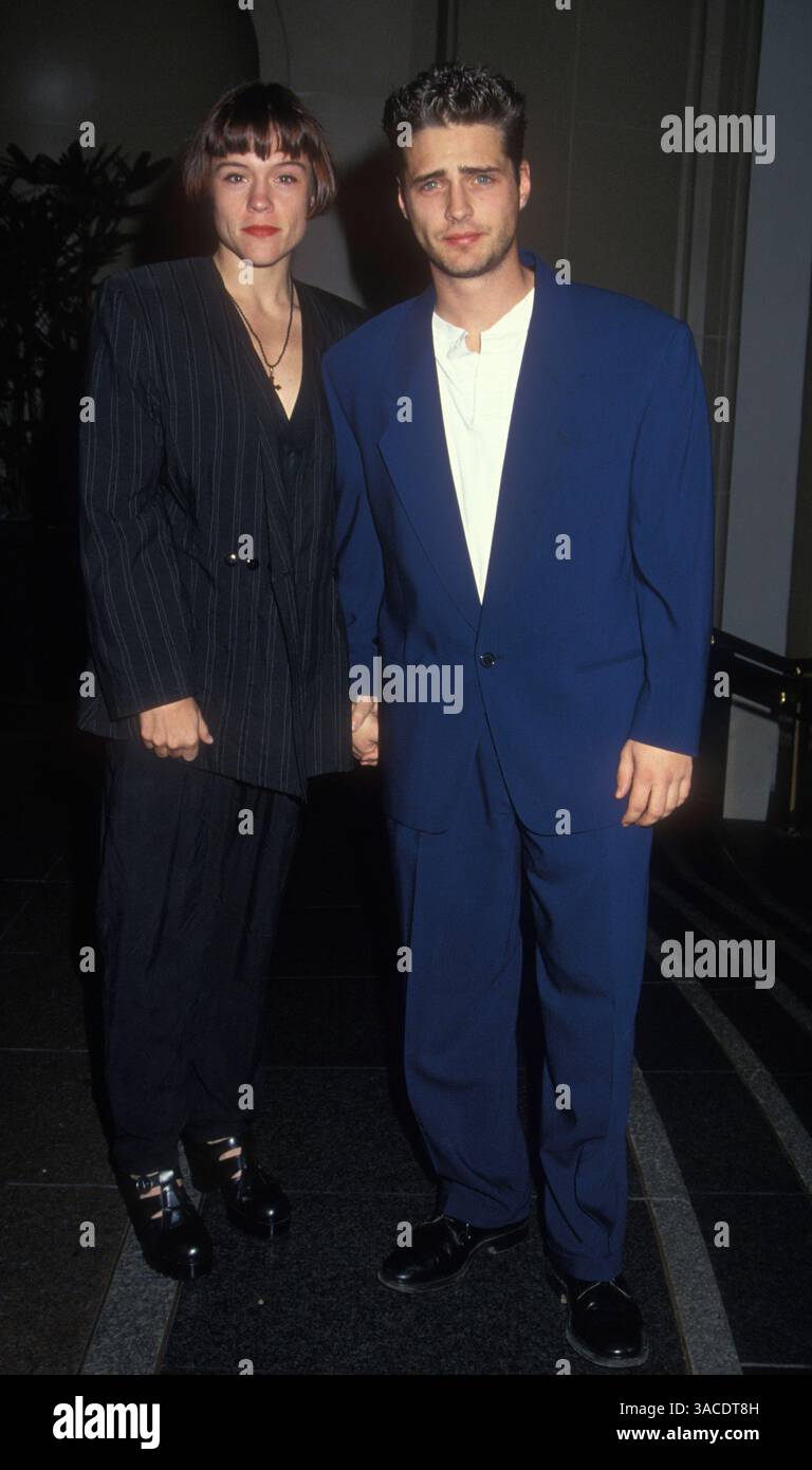 Dec , 1993 - Los Angeles, California, USA - Christine Elise and Jason ...