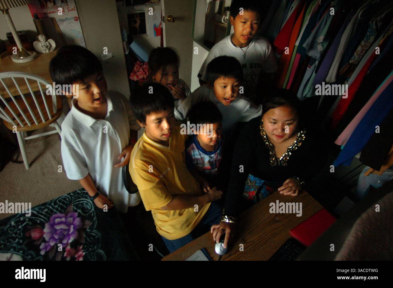 The Yang family has been taking full advantage of a computer they ...