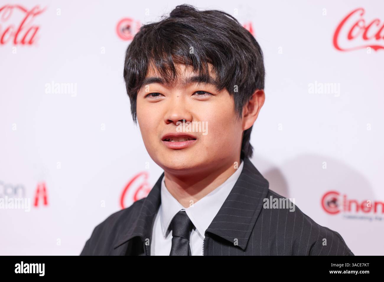 LAS VEGAS, NEVADA, USA - APRIL 03: American actor Ben Wang, recipient ...