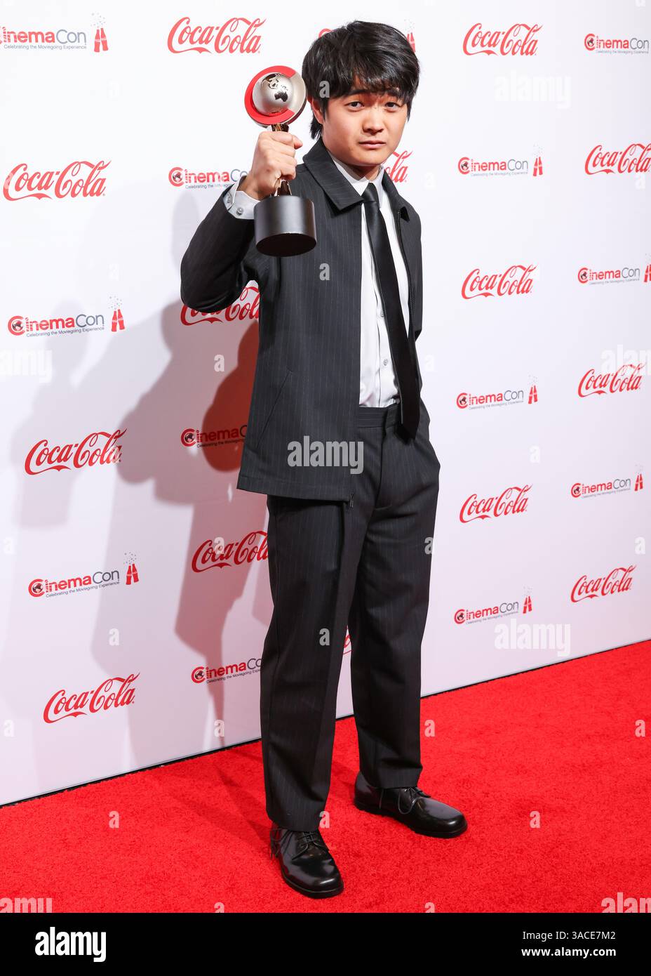 LAS VEGAS, NEVADA, USA - APRIL 03: American actor Ben Wang, recipient ...