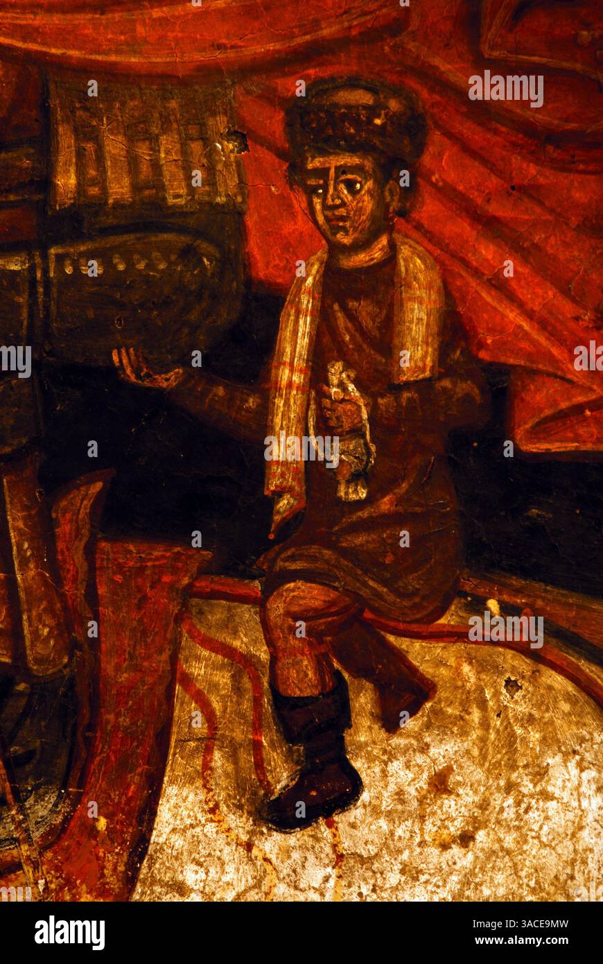 Greece Rhodes island Apollona village (part 1 Stock Photo - Alamy