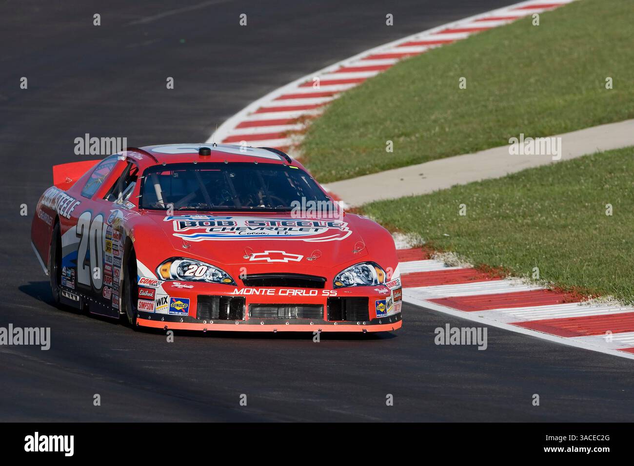 Travis Kittleson brings his Bob Steele Chevrolet through the turns at ...