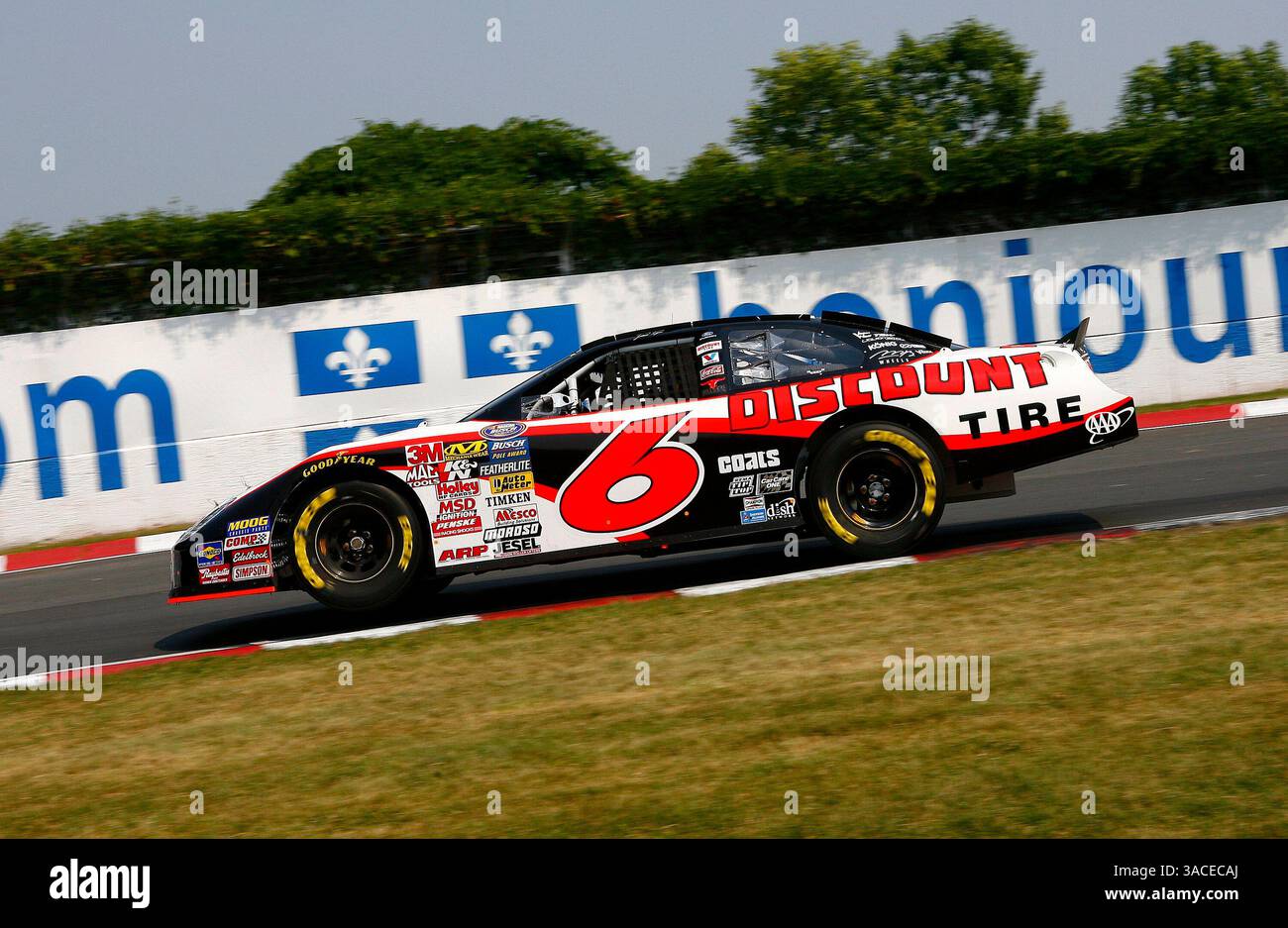 David Ragan gets some air as the left front tire leaves the ground in ...