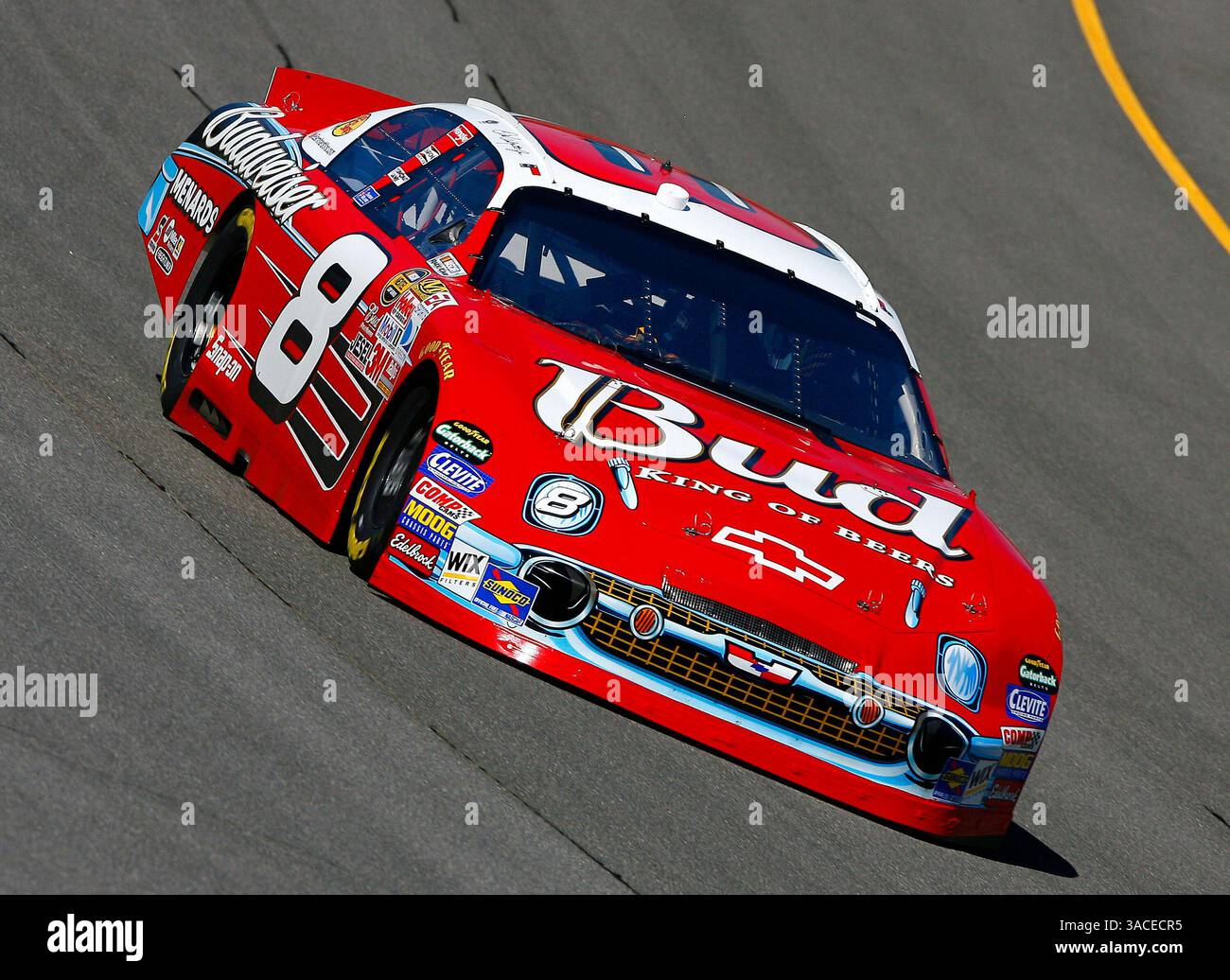 Dale Earnhardt Jr. practices at Michigan with the special 50th ...